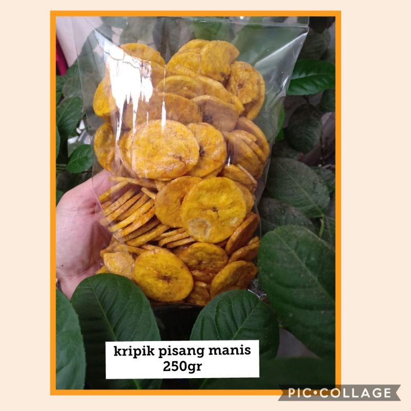Jual kripik pisang manis 250gr | Shopee Indonesia