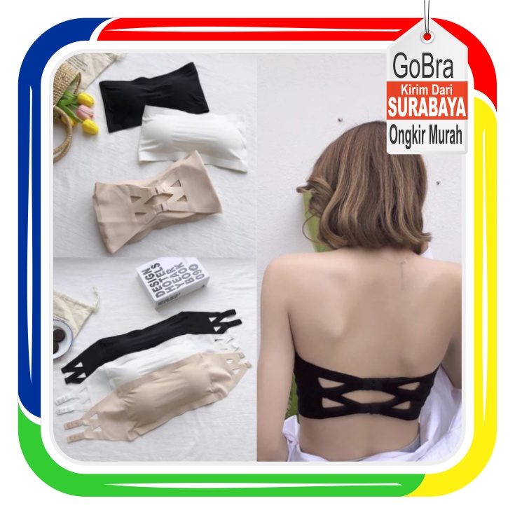Jual Gobra ♕ PW093 Bra Kemben With Cup Tanpa Tali Tanpa Kawat Sexy Pakaian Dalam Wanita Import ...