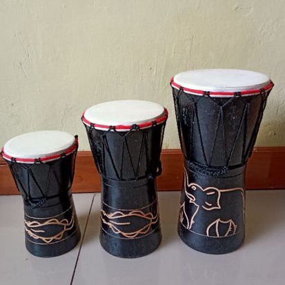Jual gendang kendang jimbe tifa Papua mainan alat musik tradisionala ...
