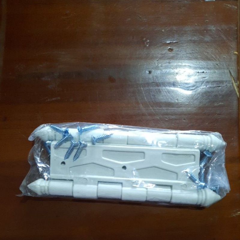 Jual Engsel Pintu Plastik 4" Inch Untuk Pintu Kamar Mandi Engsel PVC ...