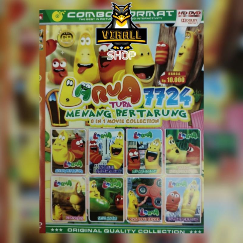 Jual KASET FILM KARTUN ANAK " LARVA 7724 " | Shopee Indonesia
