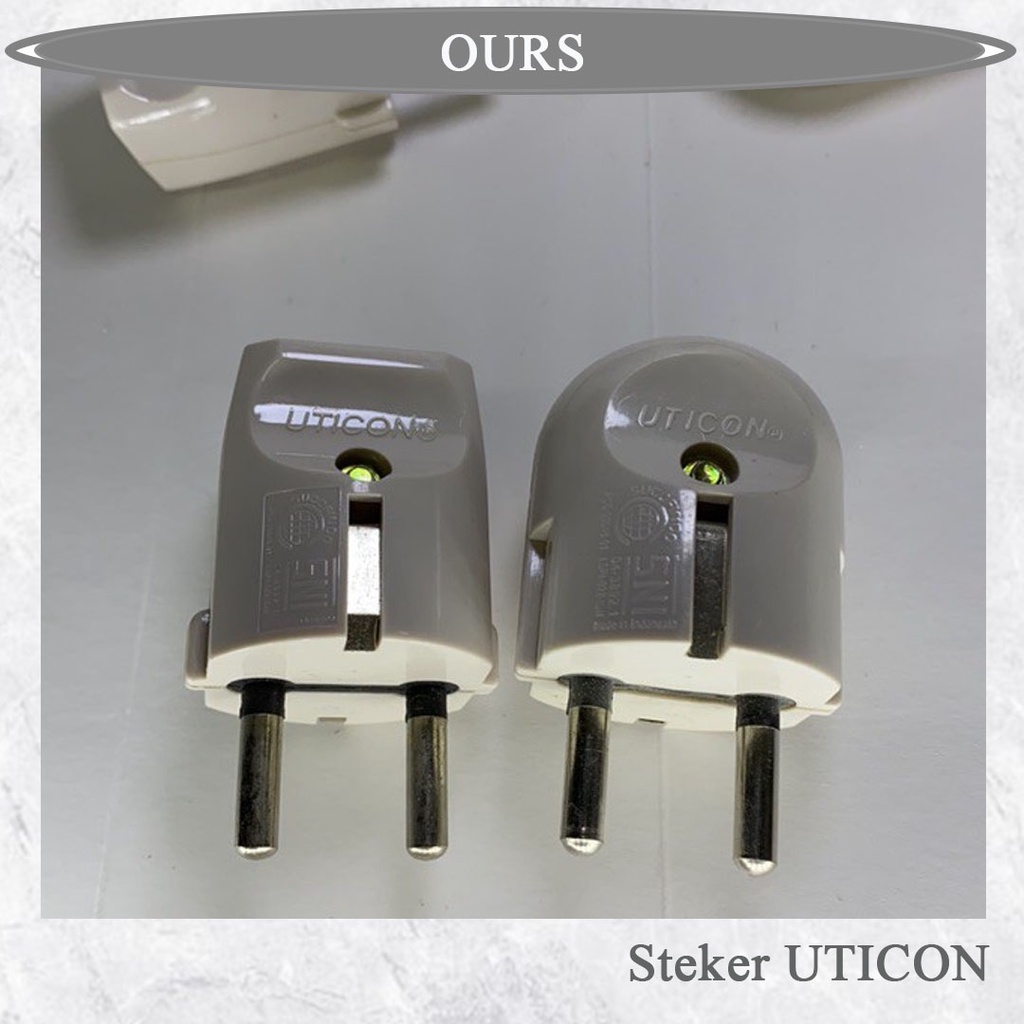 Jual STECKER UTICON ORI 100% SNI / Stecker Listrik / Colokan Listrik ...