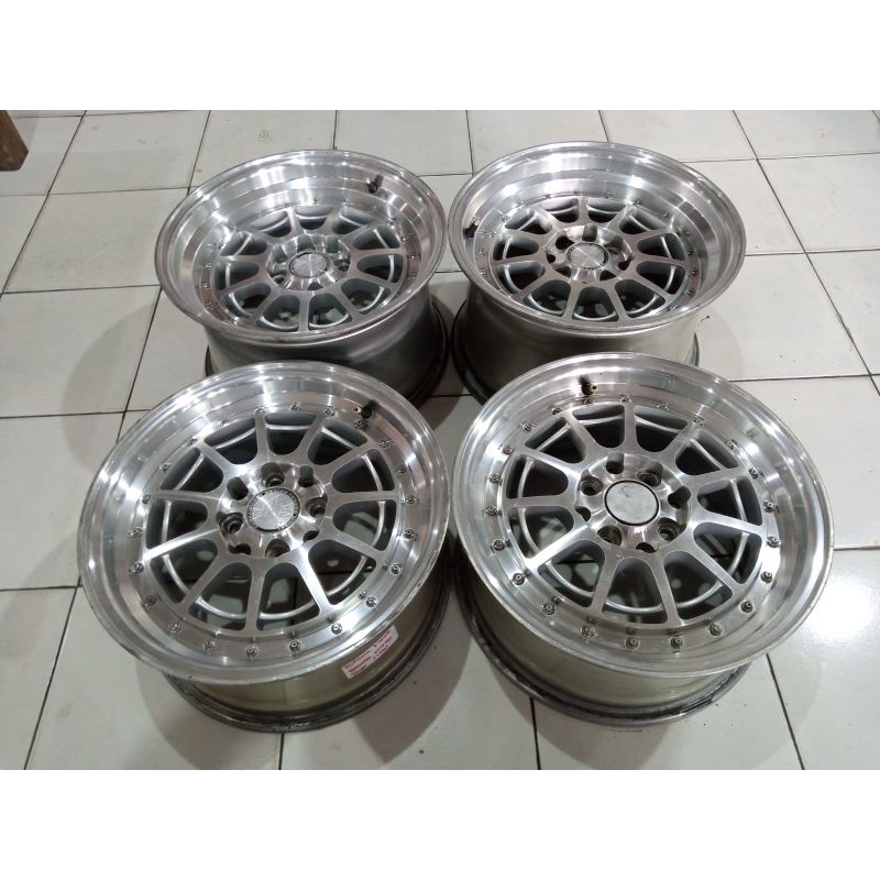 Jual velg bekas Racing Rotiform Ring 15 pcd 4x100 4x114 lebar 7/8 ET 25/35 | Shopee Indonesia