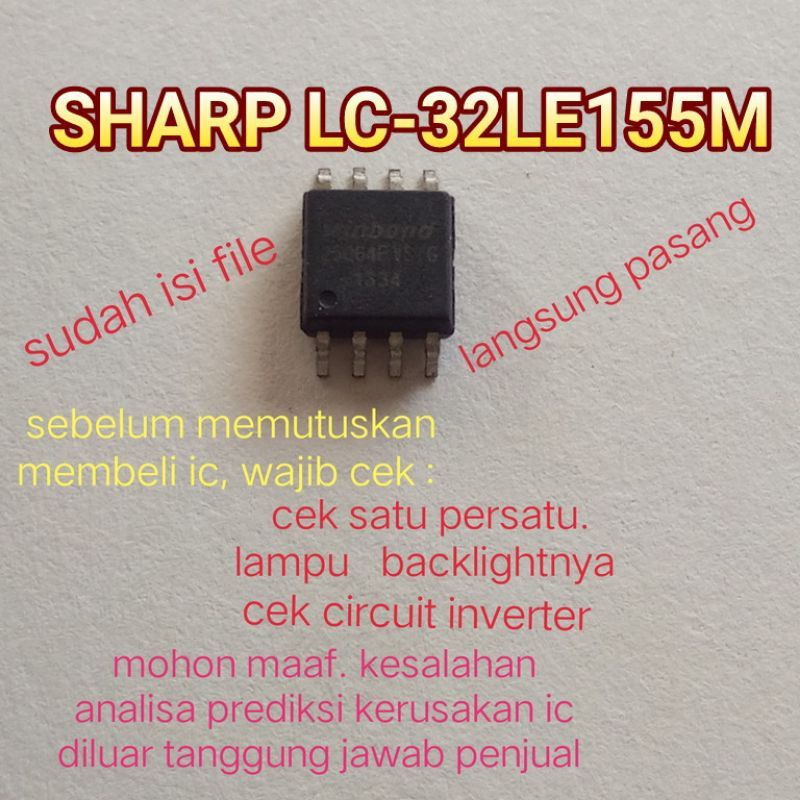 Jual IC eprom memory Sharp LC-32LE155M | Shopee Indonesia