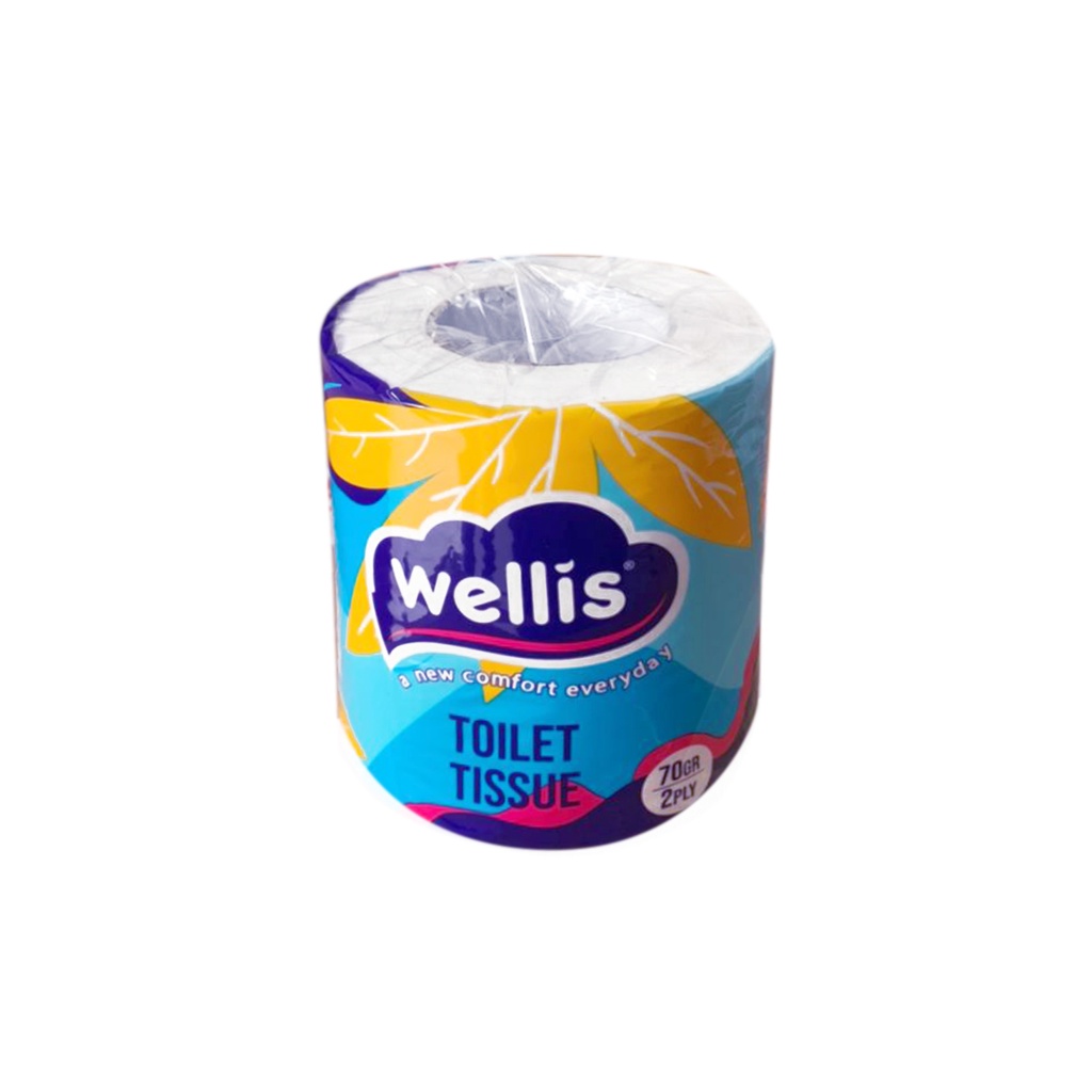 Jual WELLIS TISU TISSUE TOILET ROLL 70 gram | Shopee Indonesia