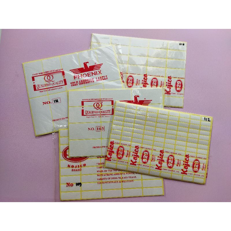 Jual STIKER LABEL HARGA SELF ADHESIVE LABELS KOJIKO 929 | Shopee Indonesia