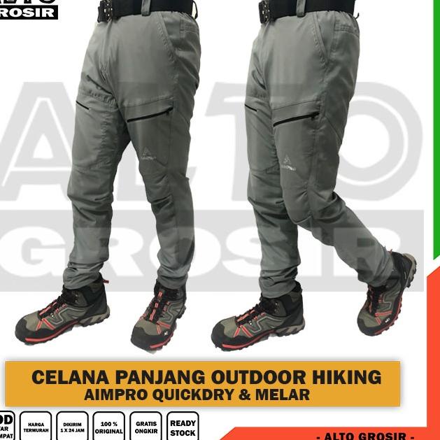 Jual Special - Celana Gunung Pria Hiking Cowok Panjang Outdoor Quickdry Cepat Kering Aimpro ...