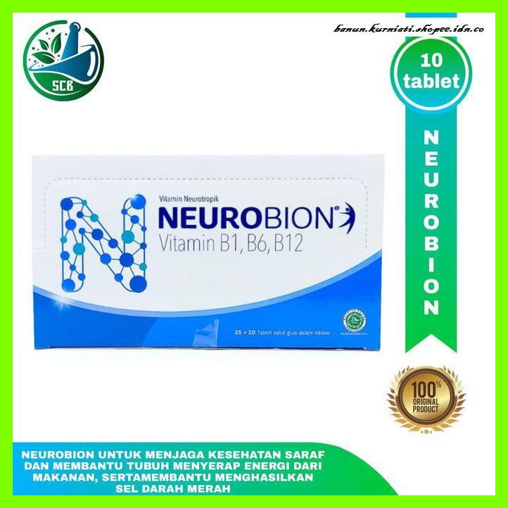 Jual VITAMIN-B- NEUROBION TABLET - 1 BLISTER 10 TAB /SEBAGAI SUPLEMEN ...
