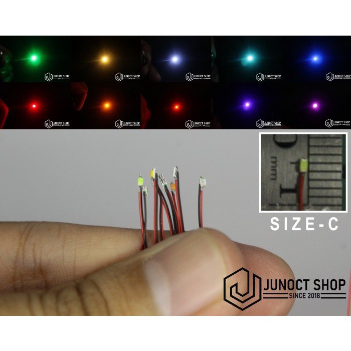 Jual LAMPU LED KECIL DENGAN KABEL SIZE C - MAKET DIORAMA MINIATUR ...