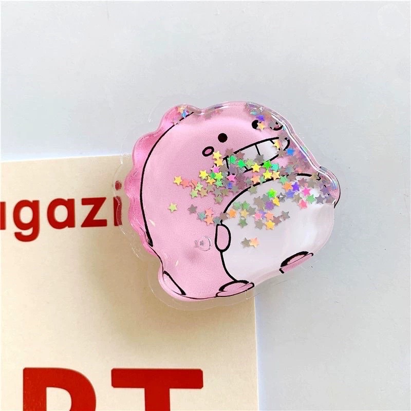 Jual POP SOCKET GLITER CARTON KARAKTER IMUT / POP SOCKET QUICKSAND ...