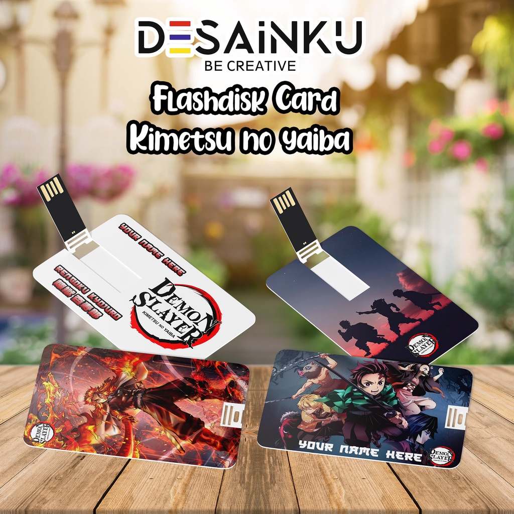 Jual Flasdisk card KIMETSU NO YAIBA / Flashdisk custom / Flashdisk ...