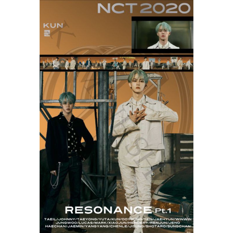Jual postcard / poster NCT2020 fanmade (KUN) | Shopee Indonesia