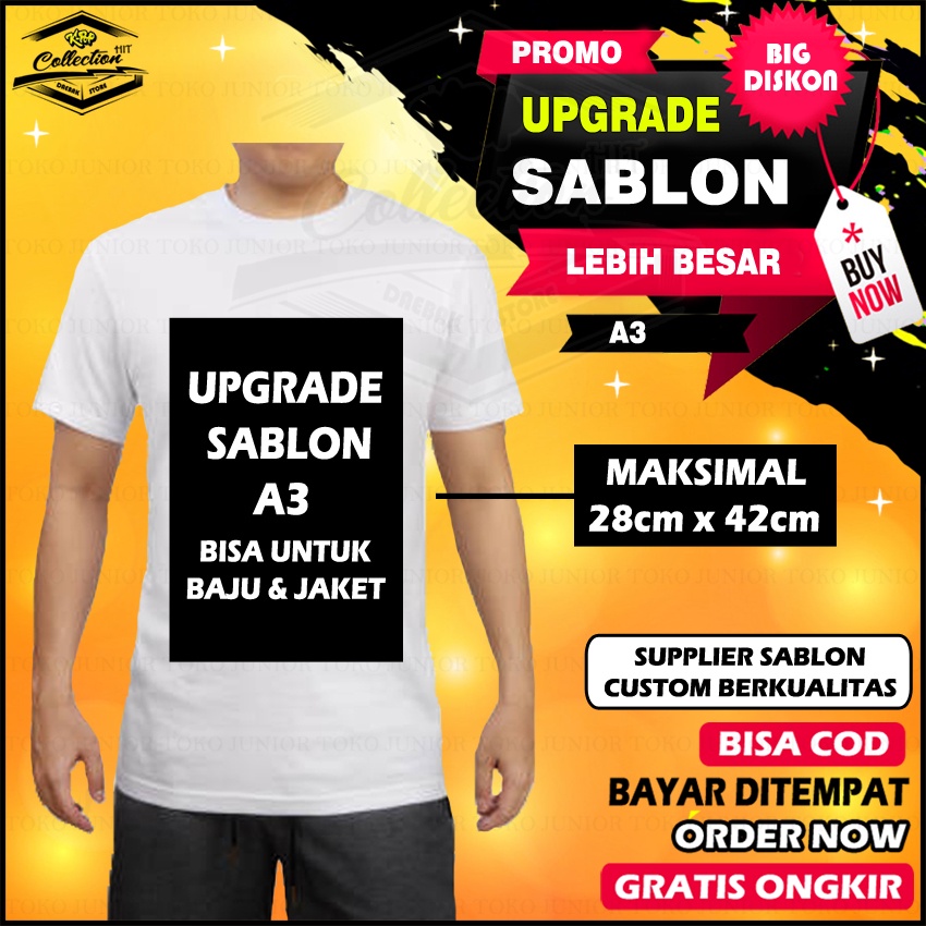 Jual UPGRADE SABLON BESAR A3 | Shopee Indonesia