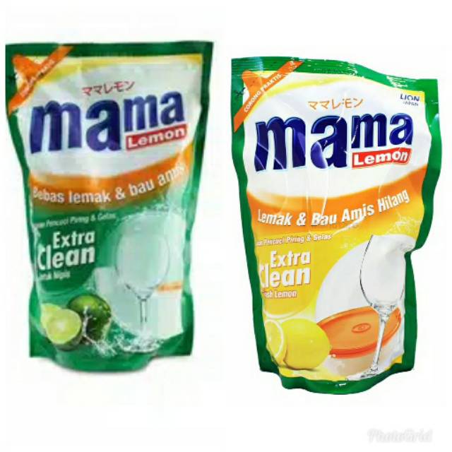 Jual MAMA LEMON DISH WASH REFIL 780ML | Shopee Indonesia
