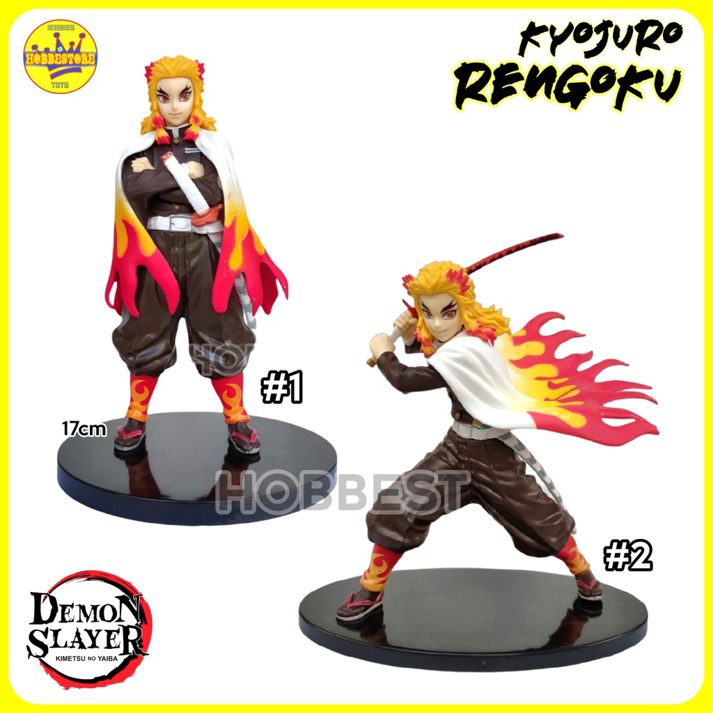 Jual Action Figure KIMETSU NO YAIBA : KYOJURO RENGOKU - Miniatur ...