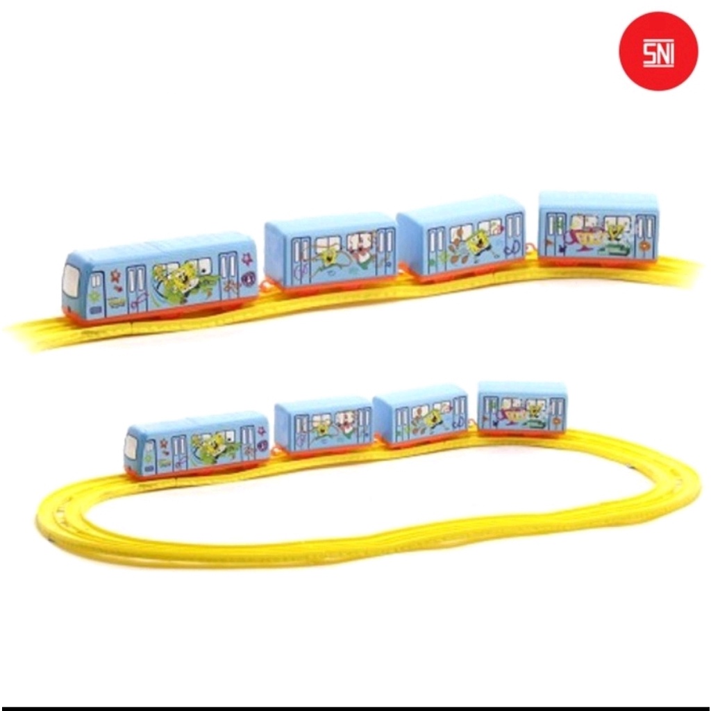 Jual Mainan Anak Kereta Api Spongebob Kereta Api Track / TRAIN SET/ REL KERETA API RKC09003-2 ...