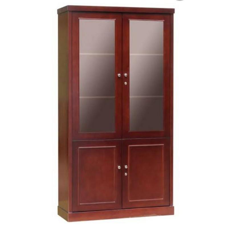 Jual LEMARI BUKU KAYU/RAK BUKU/LEMARI ARSIP | Shopee Indonesia