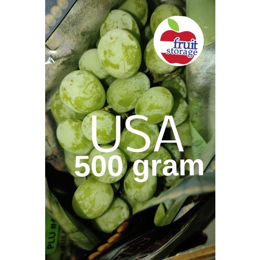 Jual Anggur Hijau tanpa biji Seedless Import buah Shine Muscat impor ...