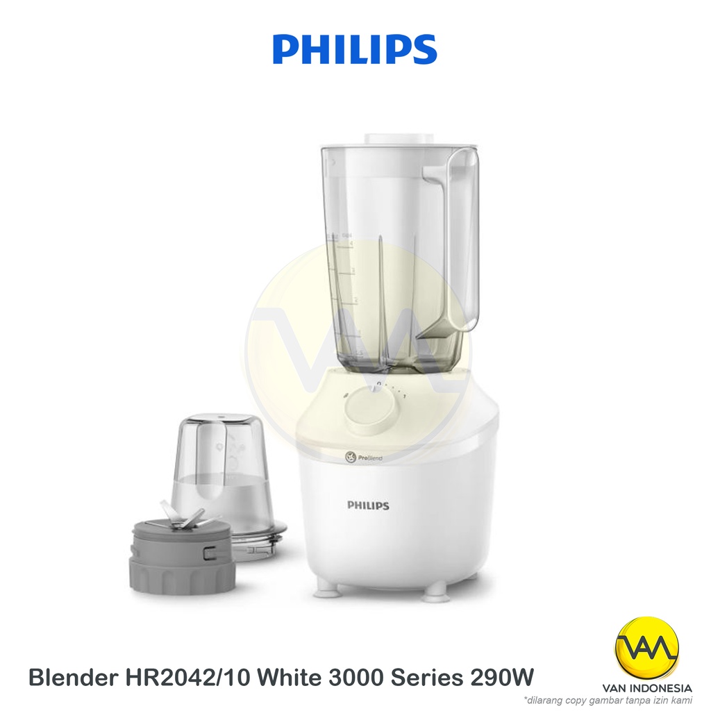Jual Philips Blender 1L Jar Plastik HR2042/10 HR 2042 - Putih Garansi ...