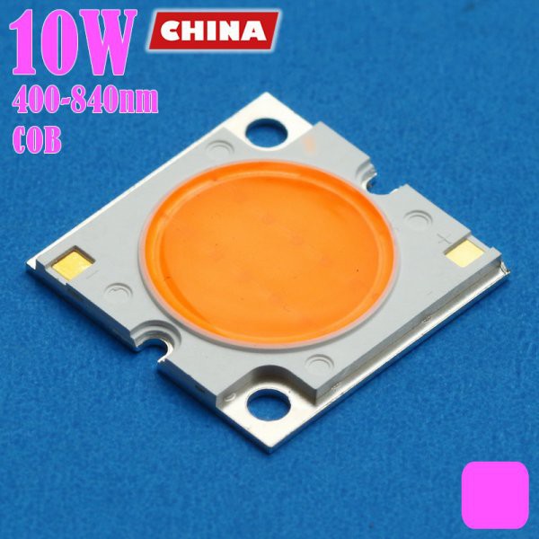 Jual Led HPL COB 10 Watt Instant Grow 400NM-840NM PURPLE-PINK 15-17V ...