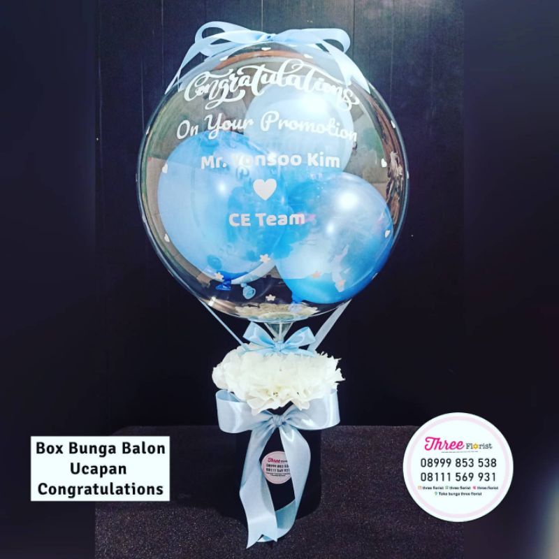 Jual box bunga balon / ucapan hadiah grand opening / hadiah ucapan ...