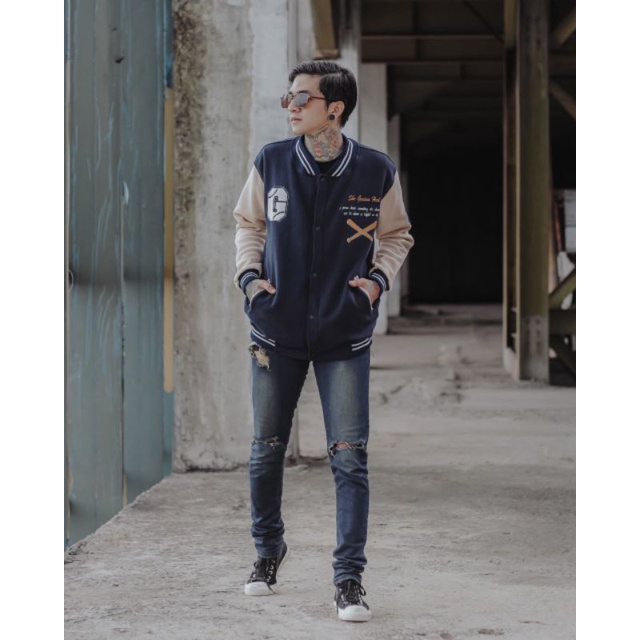 Jual jaket VARSITY terbaru/VARSITY kombinasi | Shopee Indonesia