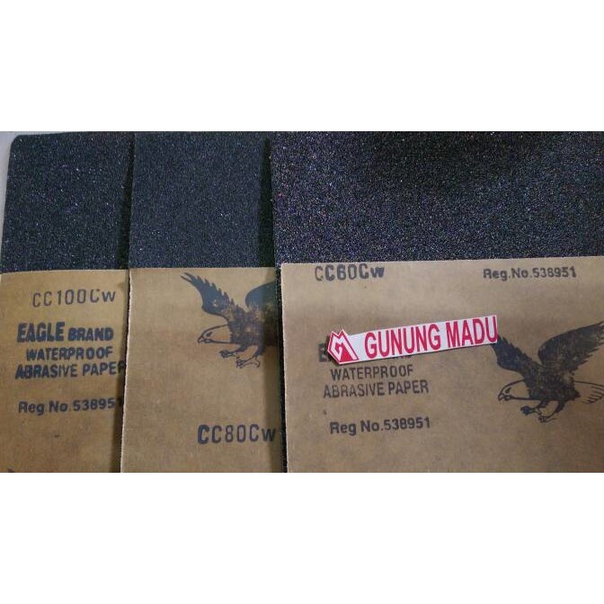 Jual AMPLAS KASAR LEMBARAN EAGLE NO 60 80 100 / AMPLAS KERTAS | Shopee ...