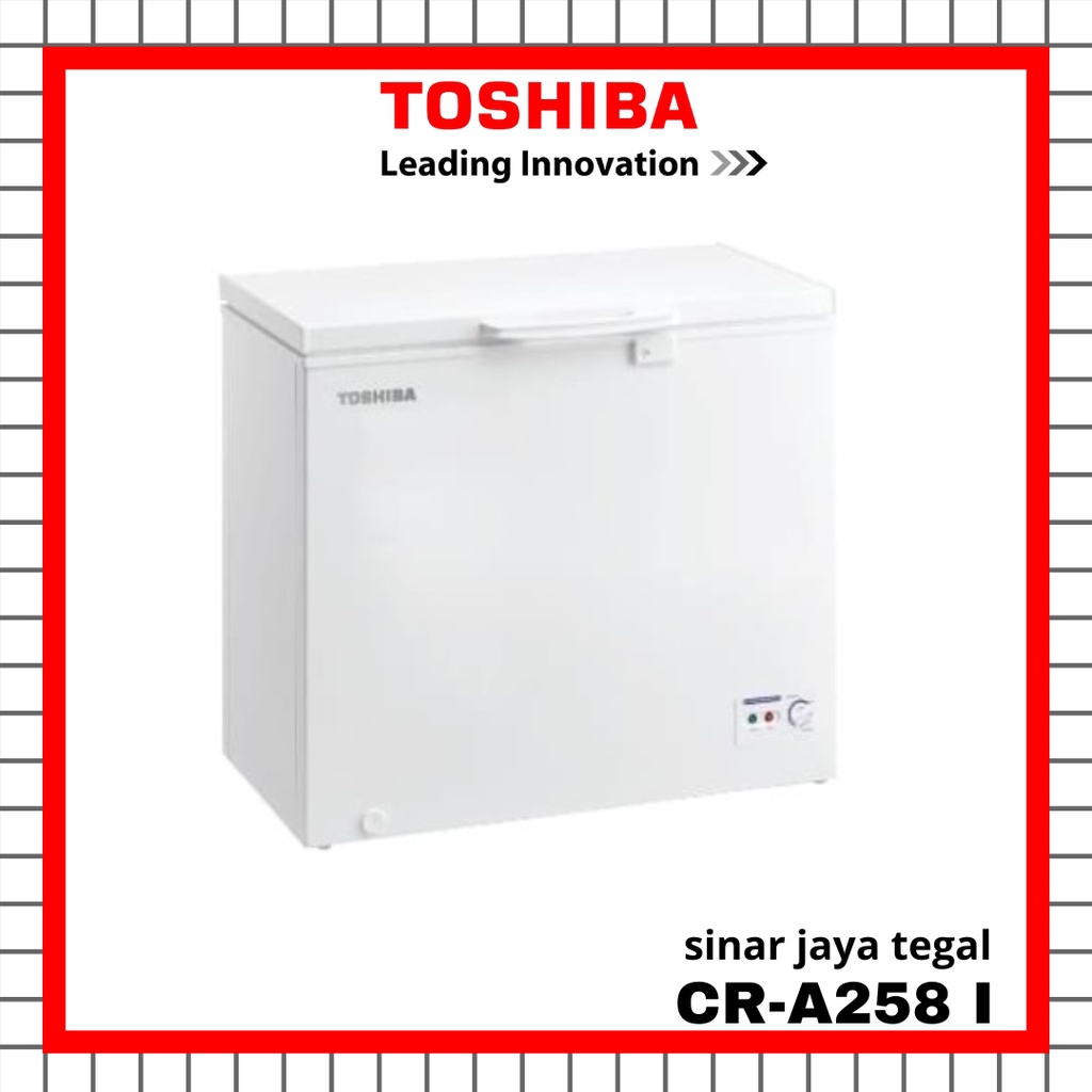 Jual CHEST FREEZER TOSHIBA CR-A258 I 230/198 LITER - WHITE | Shopee ...