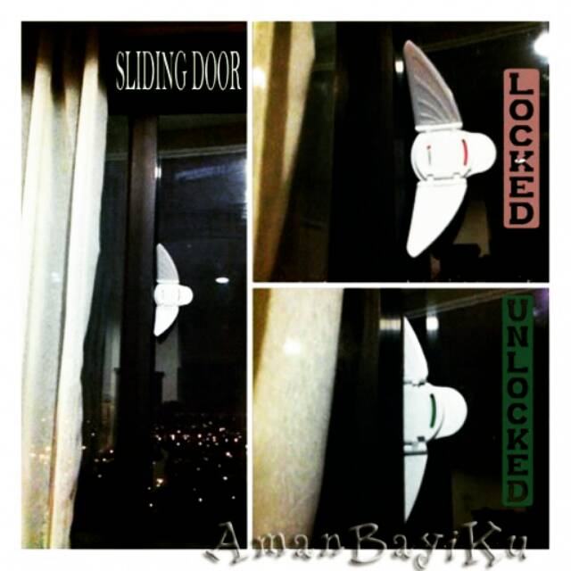 Jual Sliding window & door lock # kunci pintu kaca geser balconi ...