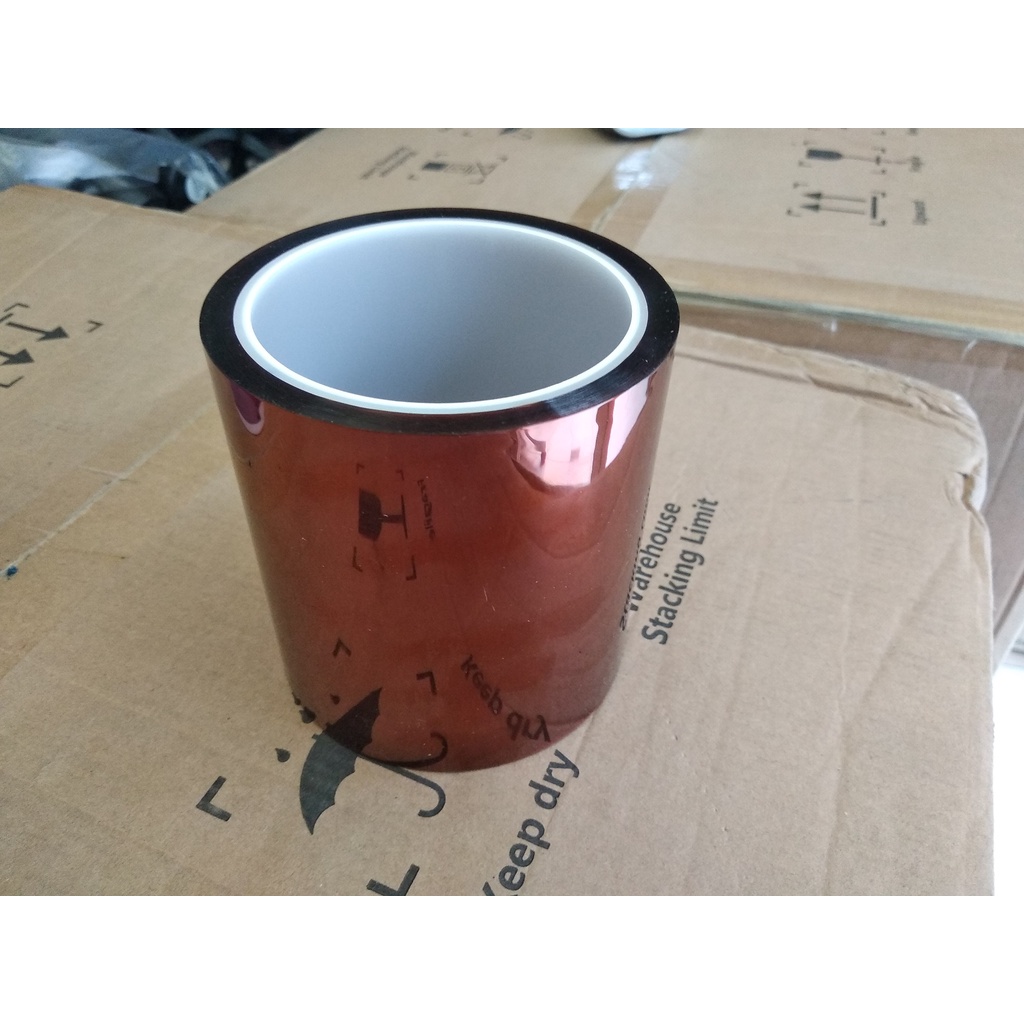 Jual Polymide Heatproof Kapton Tape Isolasi Lakban Anti Panas Lebar 100 ...