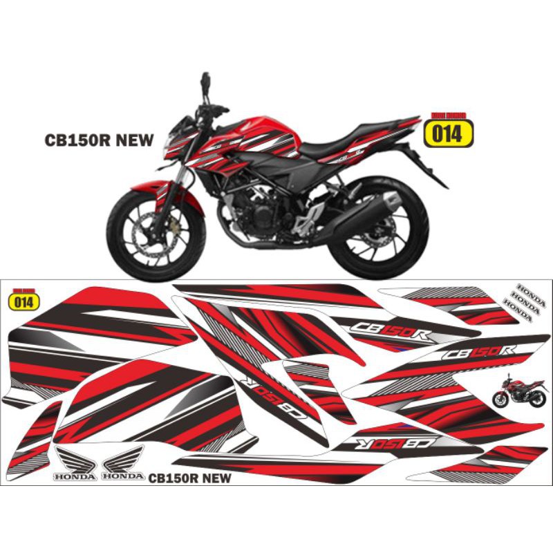 Jual striping motor cb150r / decal cb150r / sticker cb / stiker cb150r ...