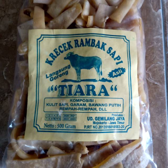 Jual Krecek Rambak Kulit Sapi Stik Sedang (500 gram) | Shopee Indonesia