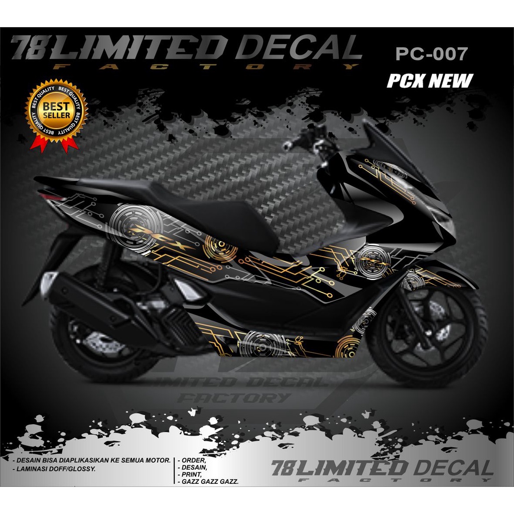 Jual Sticker Decal PCX 160 Full Body Stiker New 2021 2022 Motor Honda ...