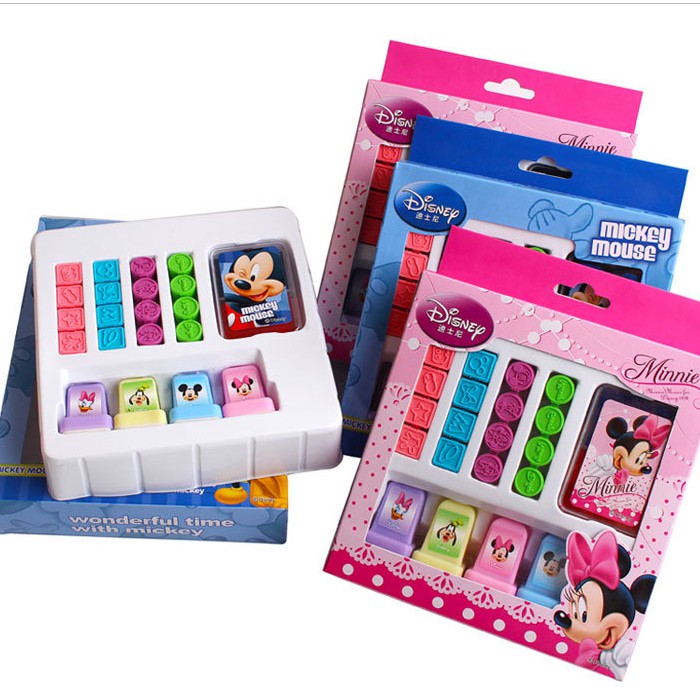 Jual [WW 2] 9 PCS /SET DAN 20 PCS / SET STEMPEL TINTA DIY PLASTIK CAP ...