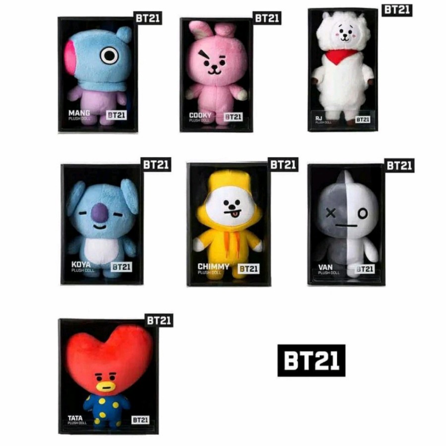Jual Boneka BTS BT21 Full Body Lucu dan Imut Coocky Chimmy Tata Van ...