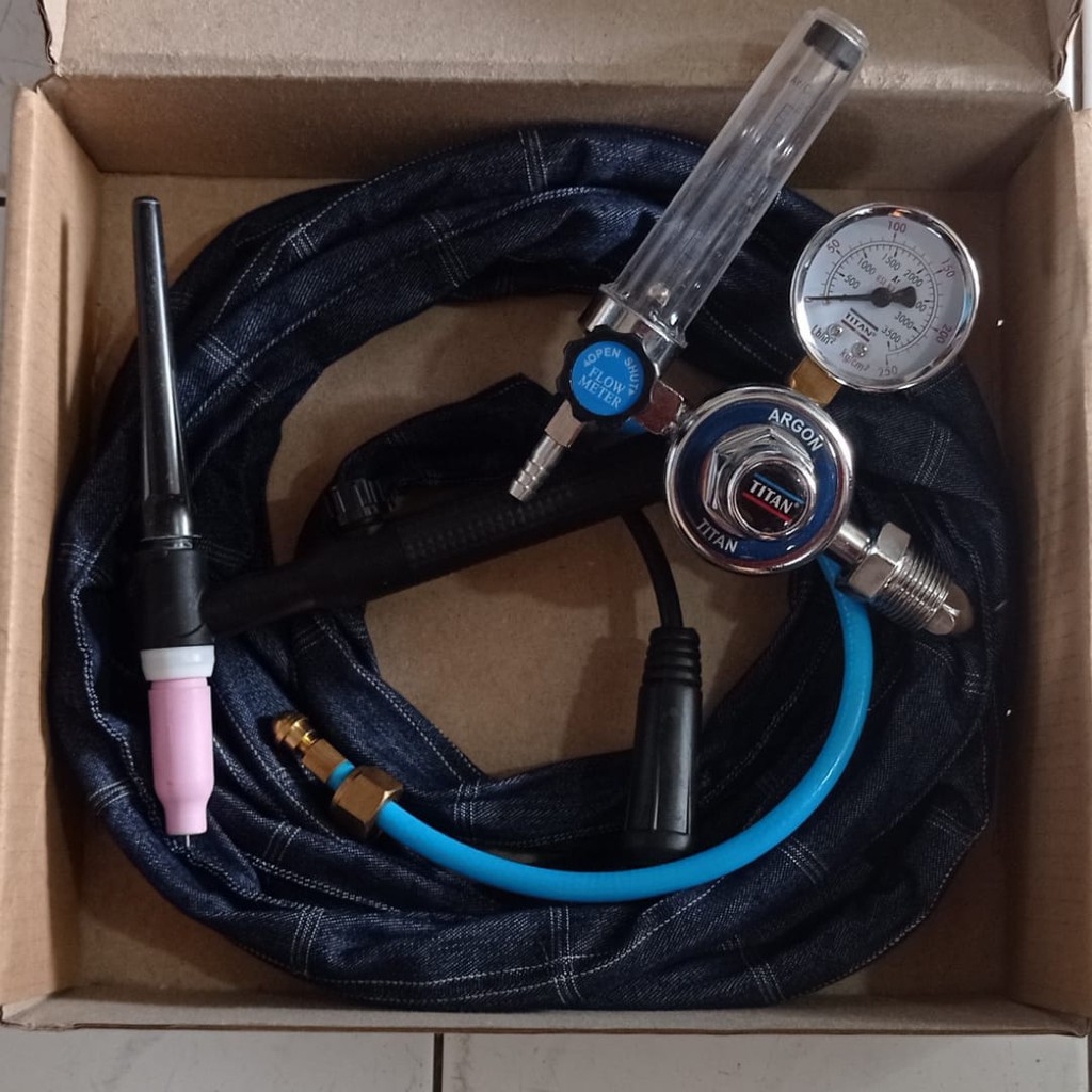 Jual Stang Las Argon manual wp 17-4mtr set Regulator | Shopee Indonesia