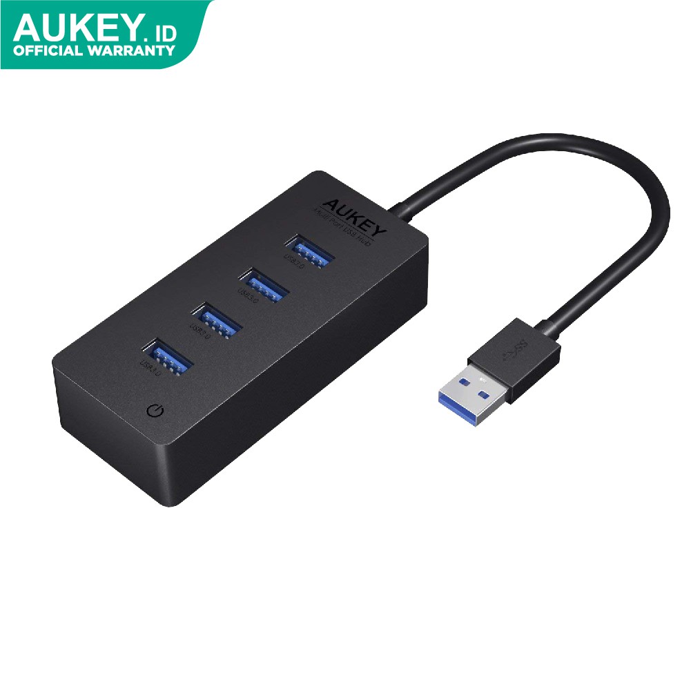 Jual HUB Aukey CB-H30 4 Ports USB 3.0 5Gbps - 500306 | Shopee Indonesia