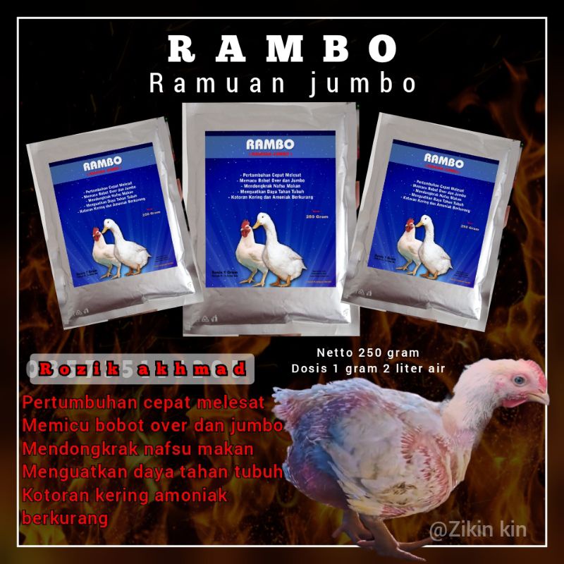 Jual RAMBO vitamin ayam super jumbo | Shopee Indonesia