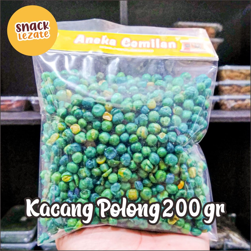 Jual Sedap Snack - Kacang Polong Hijau 200gr Gurih Asin / Kacang Kiloan ...