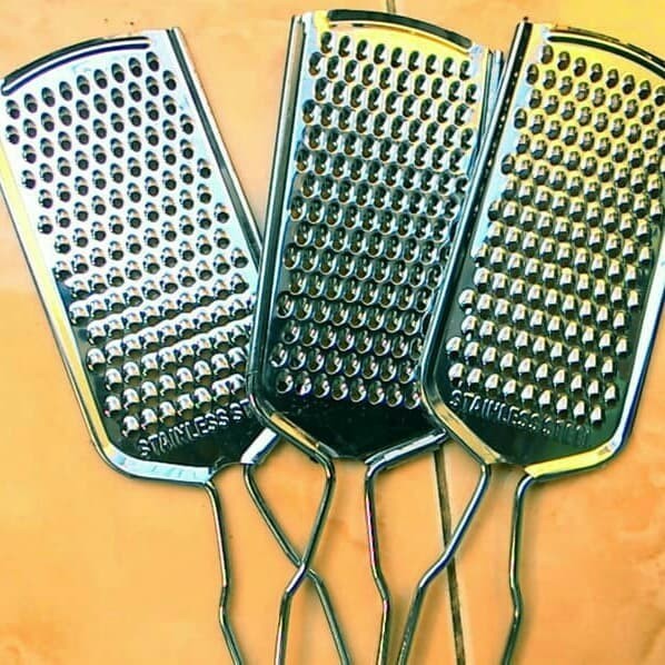 Jual Parutan Keju Serbaguna Stainless Steel Ukuran Sedang | Shopee ...