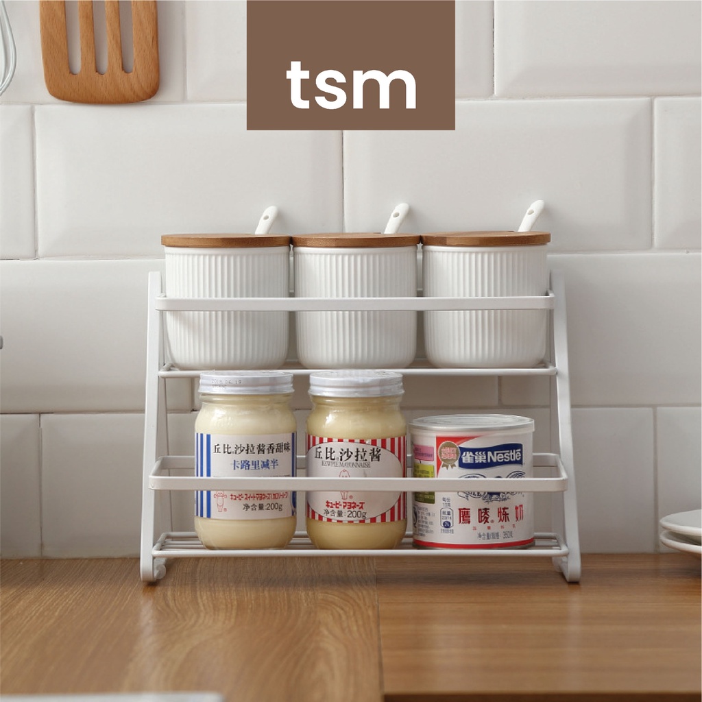 Jual TSM Rak Bumbu Dapur Minimalis Bertingkat Serbaguna Stainless ...
