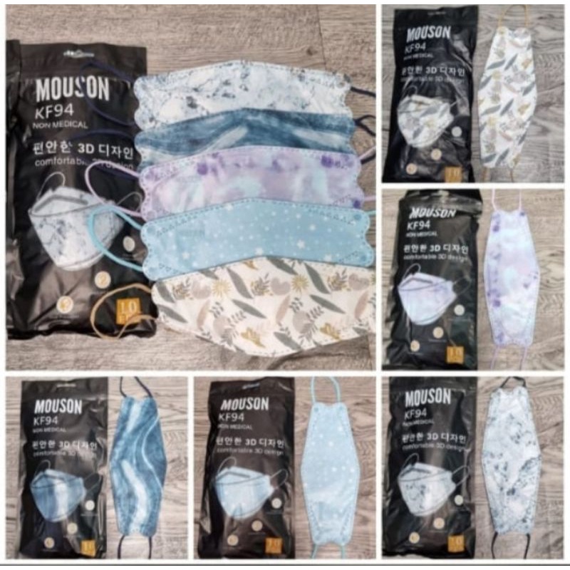 Jual Mouson Mask KF94 Motif | Shopee Indonesia