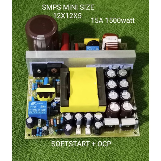 Jual trafo SMPS 15A daya 1500 w audio amplifier power suplai sound smps ...
