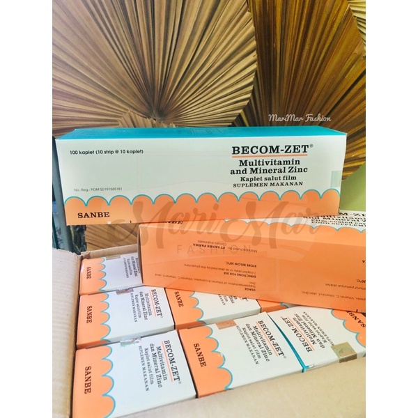 Jual BECOM ZET MULTIVITAMIN 100 TABLET ( perBOX ) | Shopee Indonesia