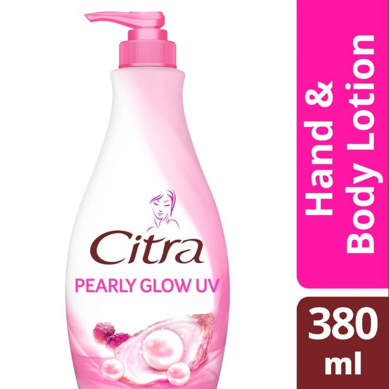 Jual Citra Hand Body Lotion Pompa Pearly White Uv 380Ml | Shopee Indonesia