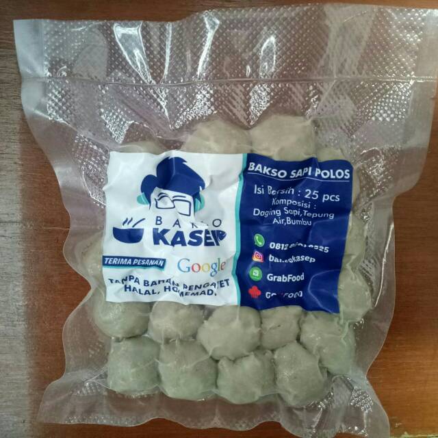 Jual BAKSO SAPI POLOS SUPER FROZEN BEKU ISI 25 pcs | Shopee Indonesia