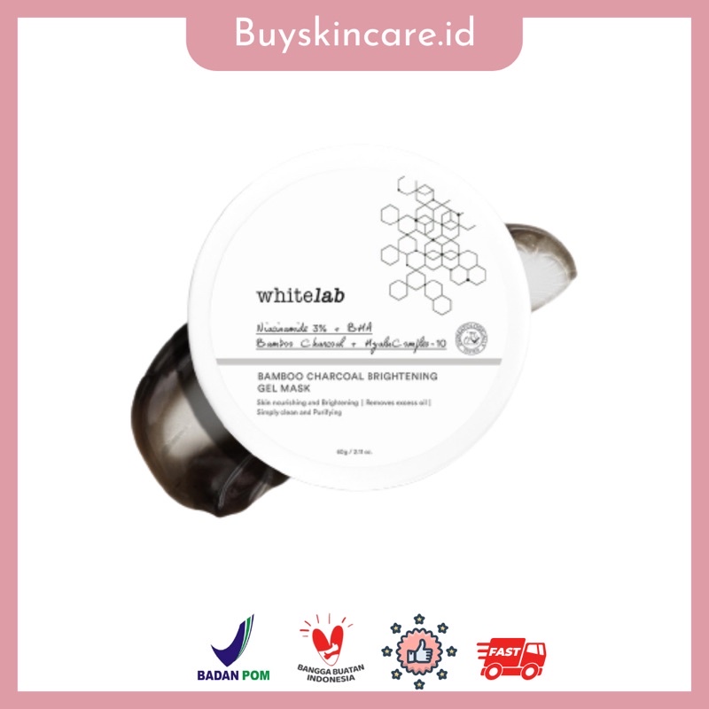 Jual Whitelab Bamboo Charcoal Brightening Gel Mask | Shopee Indonesia