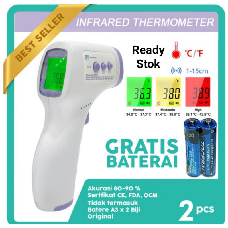 Jual Thermometer Infrared Non Contact Thermometer - Thermometer Tembak ...