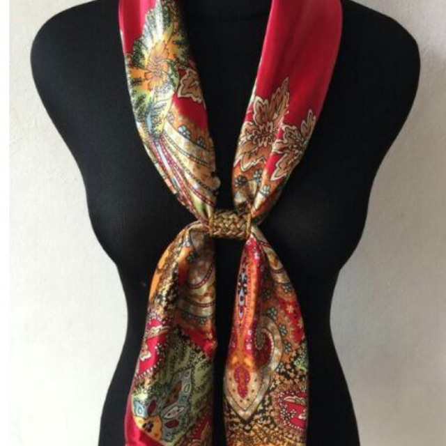 Jual Syall cantik import merah | Shopee Indonesia