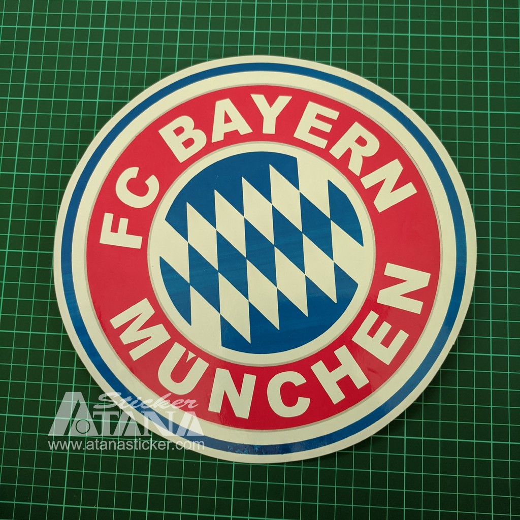 Jual Stiker Printing Sablon Jumbo FC Bayern Munchen Bayer Jerman Bola ...